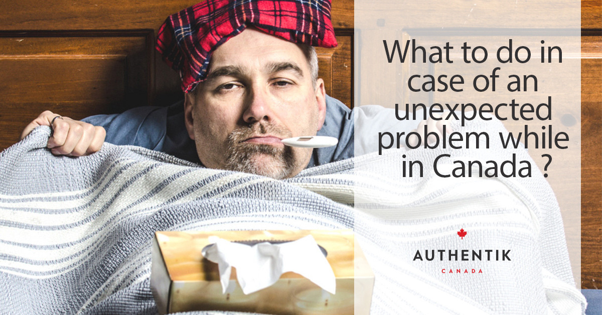 What to do in case of an unexpected problem while travelling in Canada?