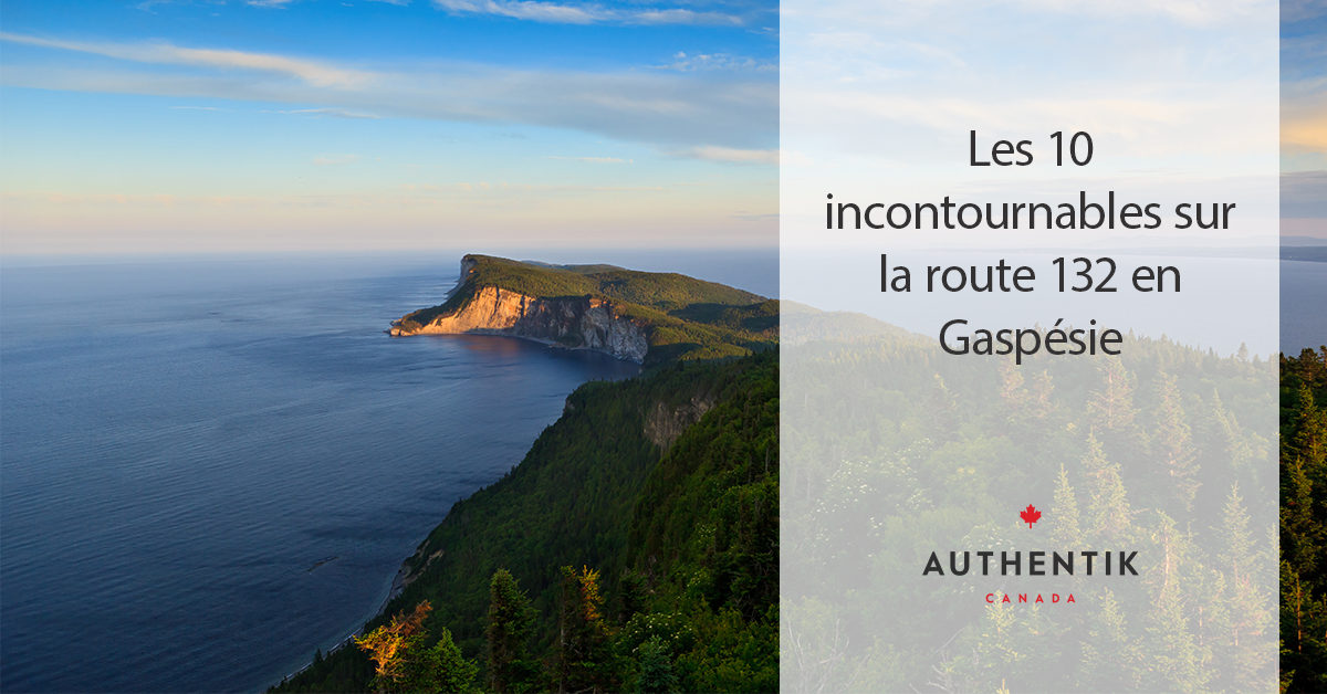 Les 10 plus beaux arrêts sur la route 132 en Gaspésie